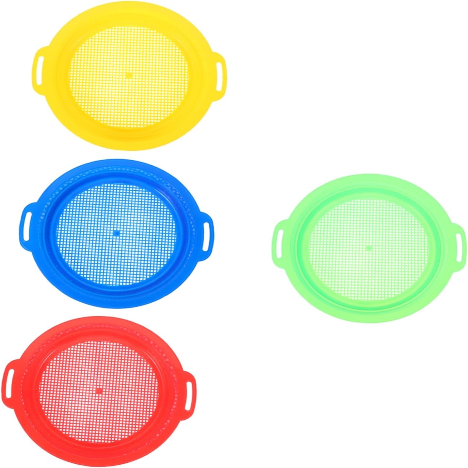 Vibrant Red Mesh Sand Sieve Set - Complete Set of 12 Durable Garden ...