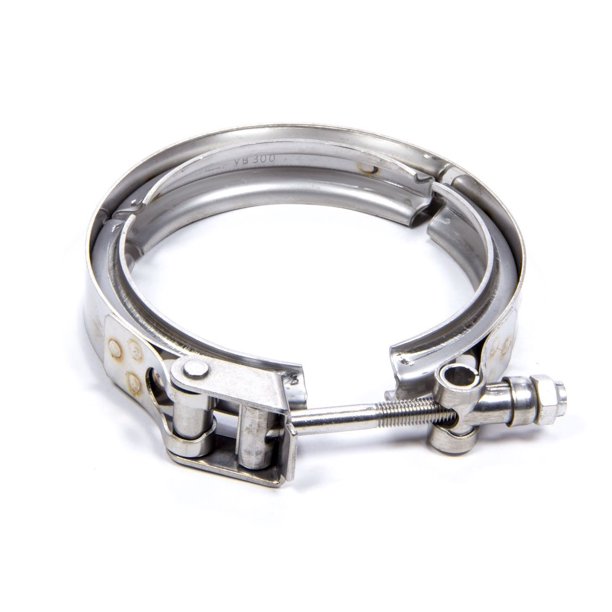 Vibrant SS Quick Release V-Band Clamp for V-Band Flanges with 3.85in O ...