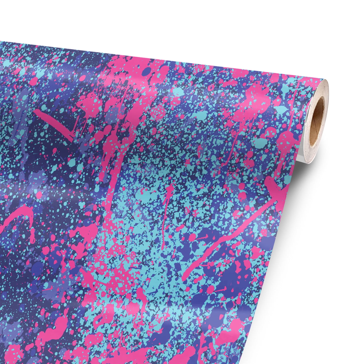 Vibrant Splatter 96” x 52” Vinyl Wrap Sheet for large or custom items ...