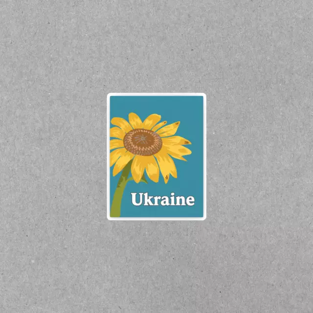 Vibrant Ukraine Sufootballower Sticker - Show Support & Solidarityphone ...