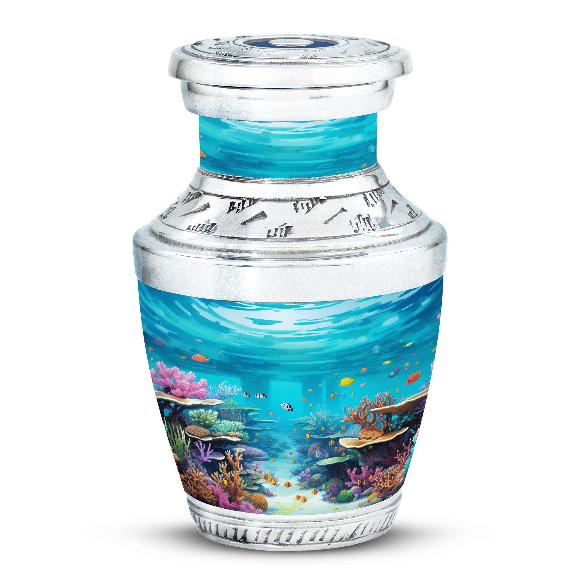 Vibrant Underwater Coral Reef - Urns for Burial In Ground - Cremation ...