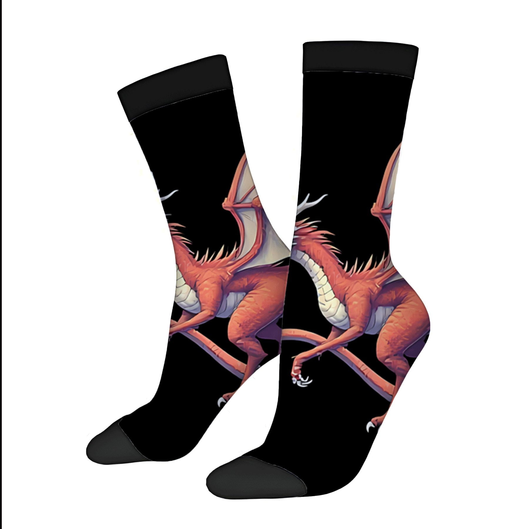 Vibrant Unisex Socks 2 Pairs with Striking Design Dynamic Pose Detailed ...