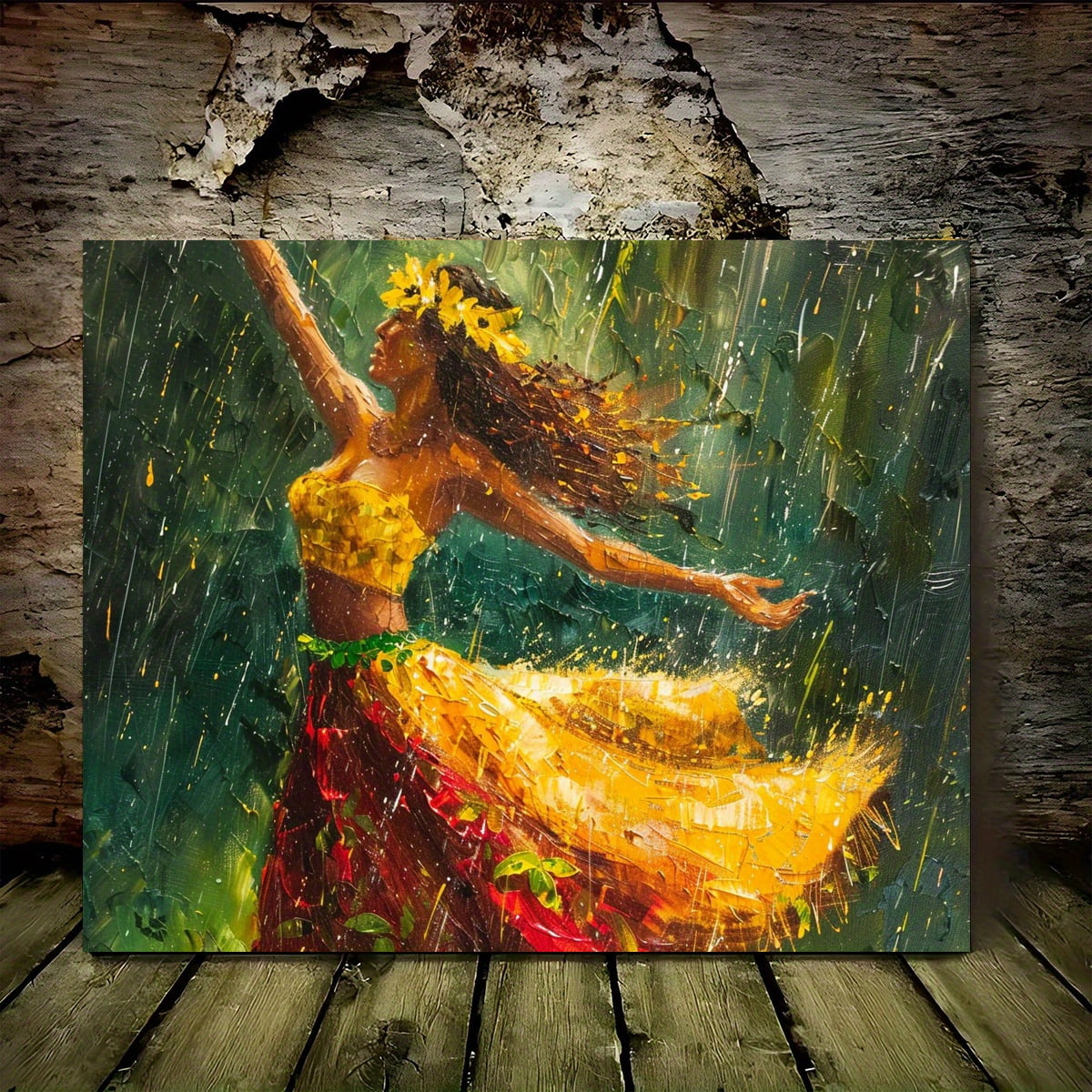 [Vibrant Wall Art] Vibrant Wall Art | Wooden Framed Canvas Painting ...