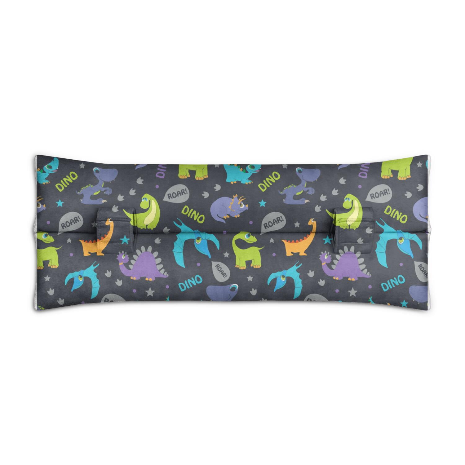 Vibrant Watercolor Dinosaur Mastectomy Pillow - Post Surgery Seatbelt ...