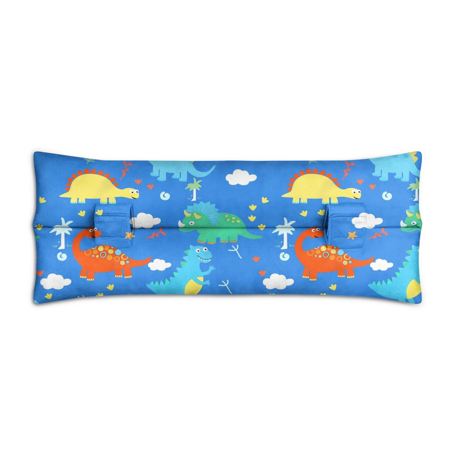 Vibrant Watercolor Dinosaur Mastectomy Pillow - Post Surgery Seatbelt ...