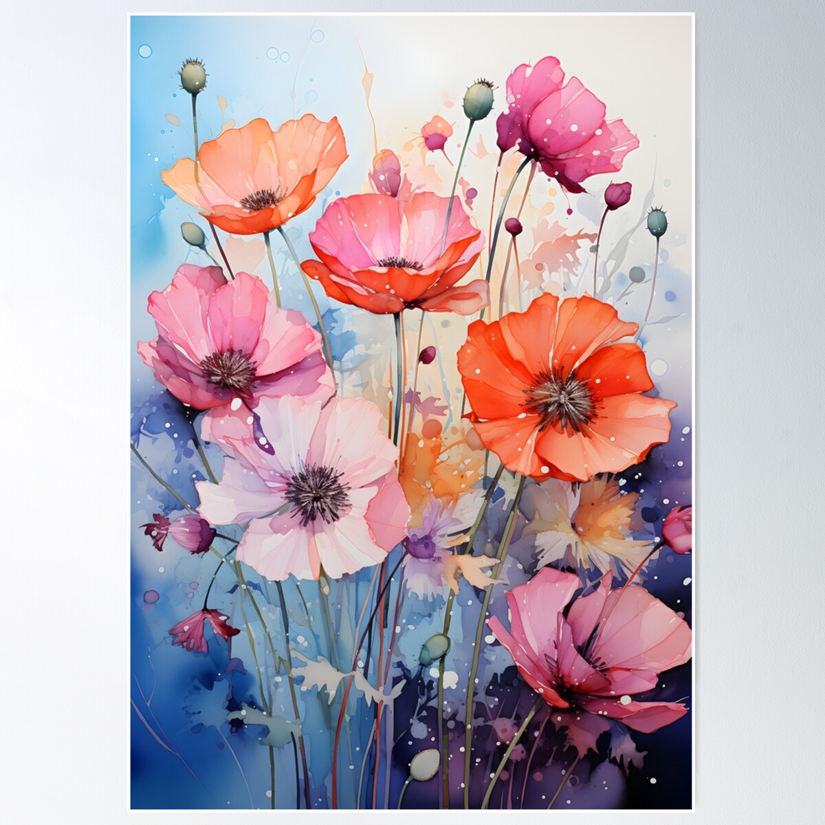 Vibrant Watercolor Flowers: A Floral Symphony Of Watercolors - Flower ...