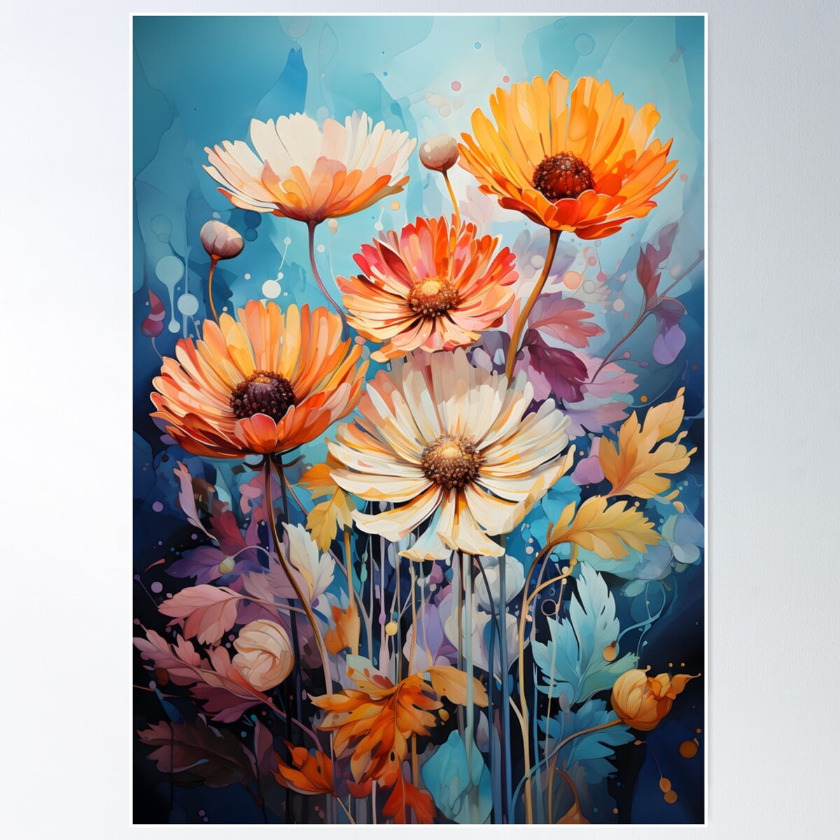 Vibrant Watercolor Flowers: A Floral Symphony Of Watercolors - Flower ...