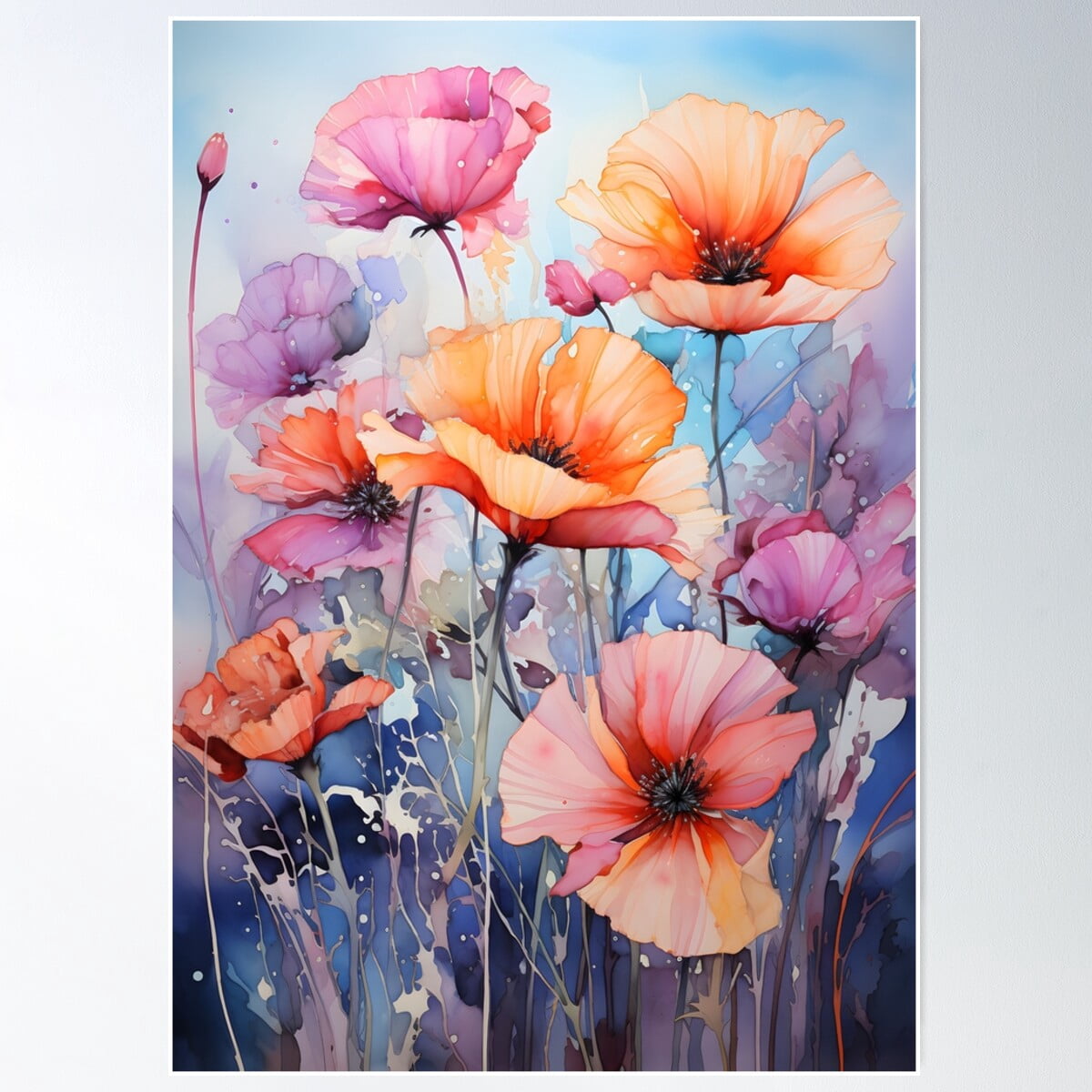Vibrant Watercolor Flowers: A Floral Symphony Of Watercolors - Flower ...