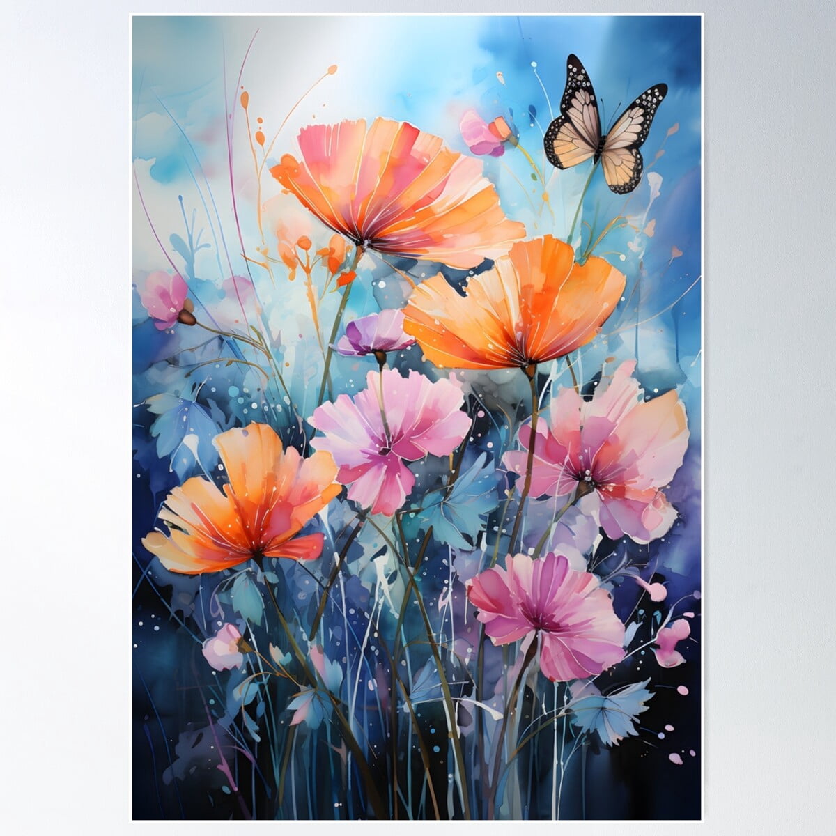 Vibrant Watercolor Flowers: A Floral Symphony Of Watercolors - Flower ...