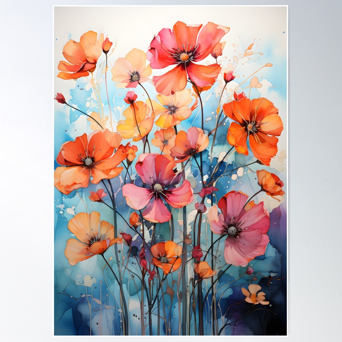Vibrant Watercolor Flowers: A Floral Symphony Of Watercolors - Flower ...