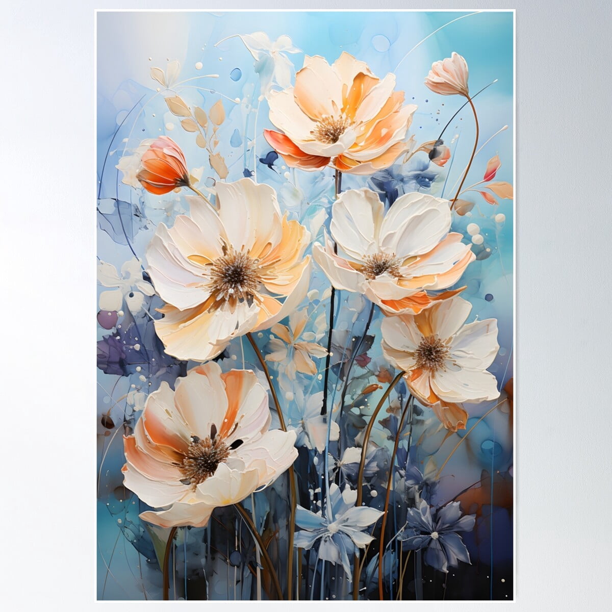 Vibrant Watercolor Style Flowers A Floral Symphony Of Watercolor Styles ...
