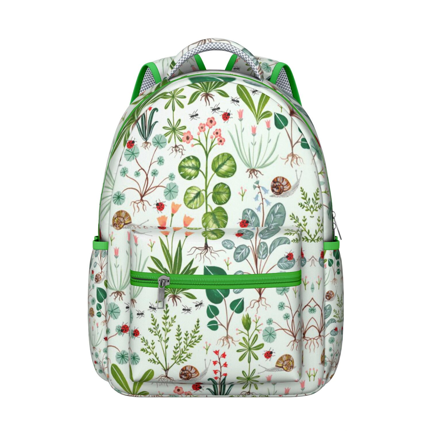"Vibrant Wildflower Backpack with Sunflower Accents - Durable College ...