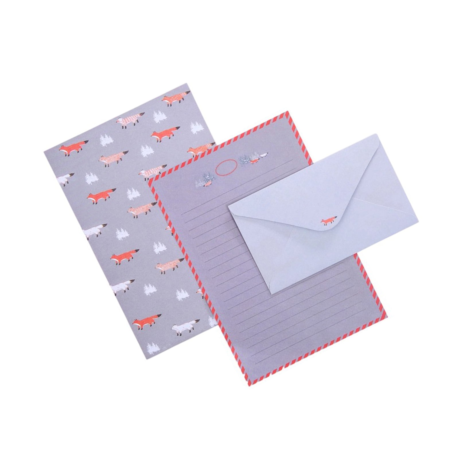 Vibrant Wildlife Envelope Collection with Prints Matching Letter ...
