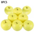 Vibrant Yellow Foam Apples Suitable for Prop and Visual Merchandising 8 ...