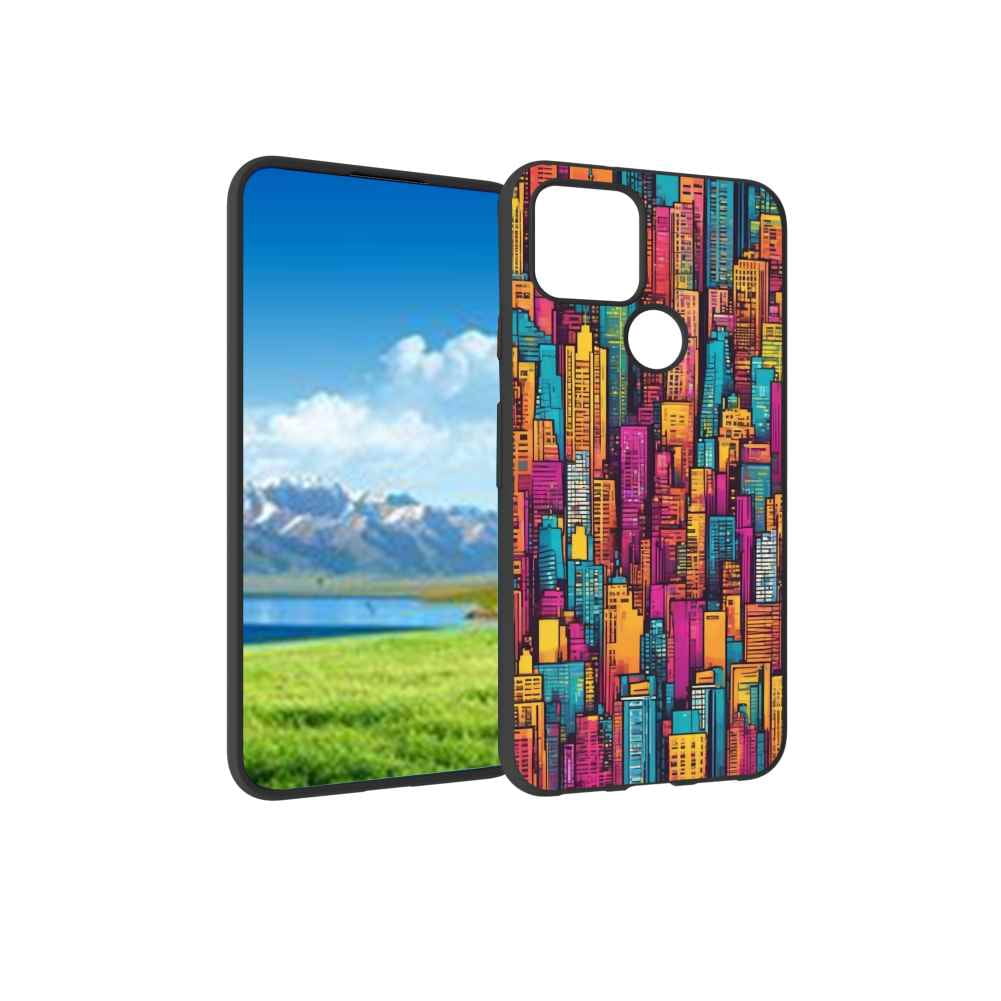 Vibrant-city-skyline-designs-1 phone case for Google Pixel 5（2020） for ...