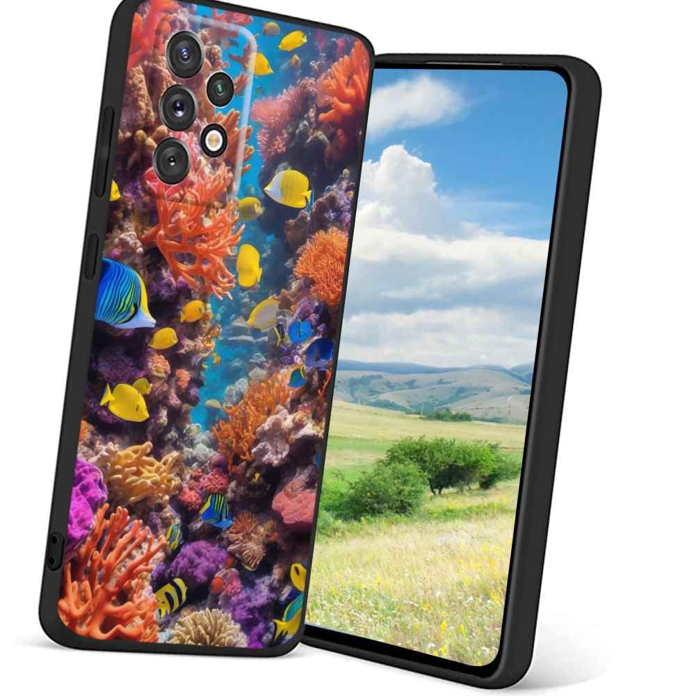 Vibrant-coral-reef-explorations-1 phone case for Samsung Galaxy A32 5G ...