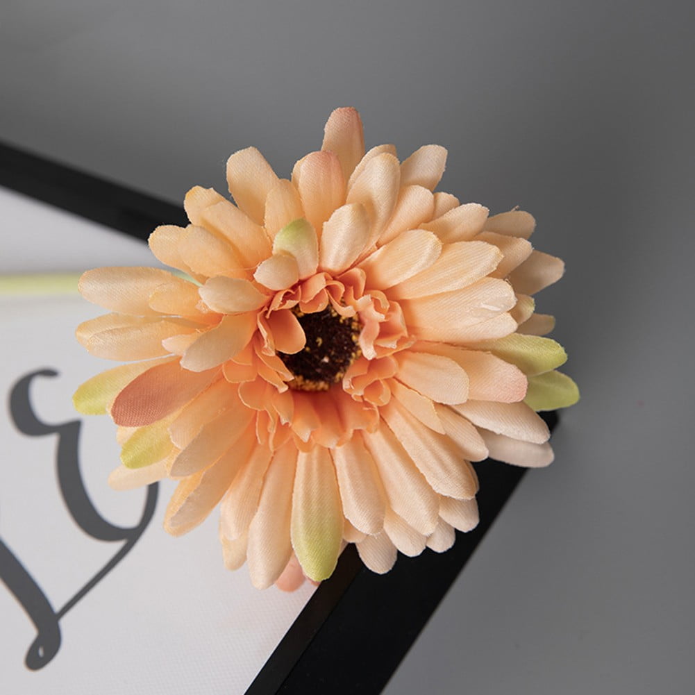 Vibrant simulated flowers gerberas chrysanthemums artificial plants for ...