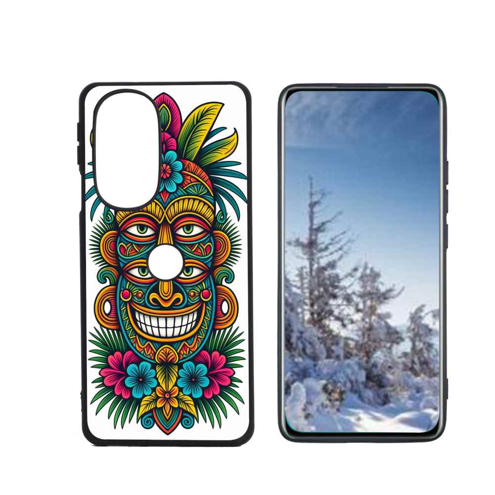 Vibrant-tropical-tiki-designs-4 phone case for Motorola Edge Plus 2022 ...
