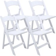 JINSEED 4 Pack Plastic Folding Chair, Lightweight Portable Party ...