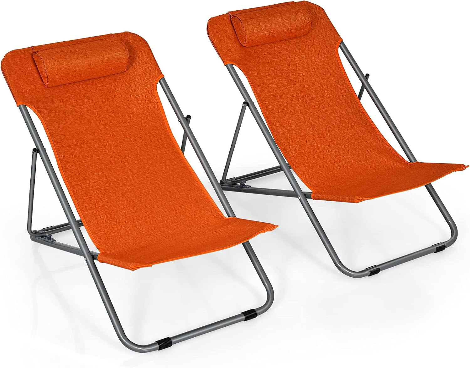 VibrantEcho Beach Chair for Adults Camping Chair Set, Sunbathing ...