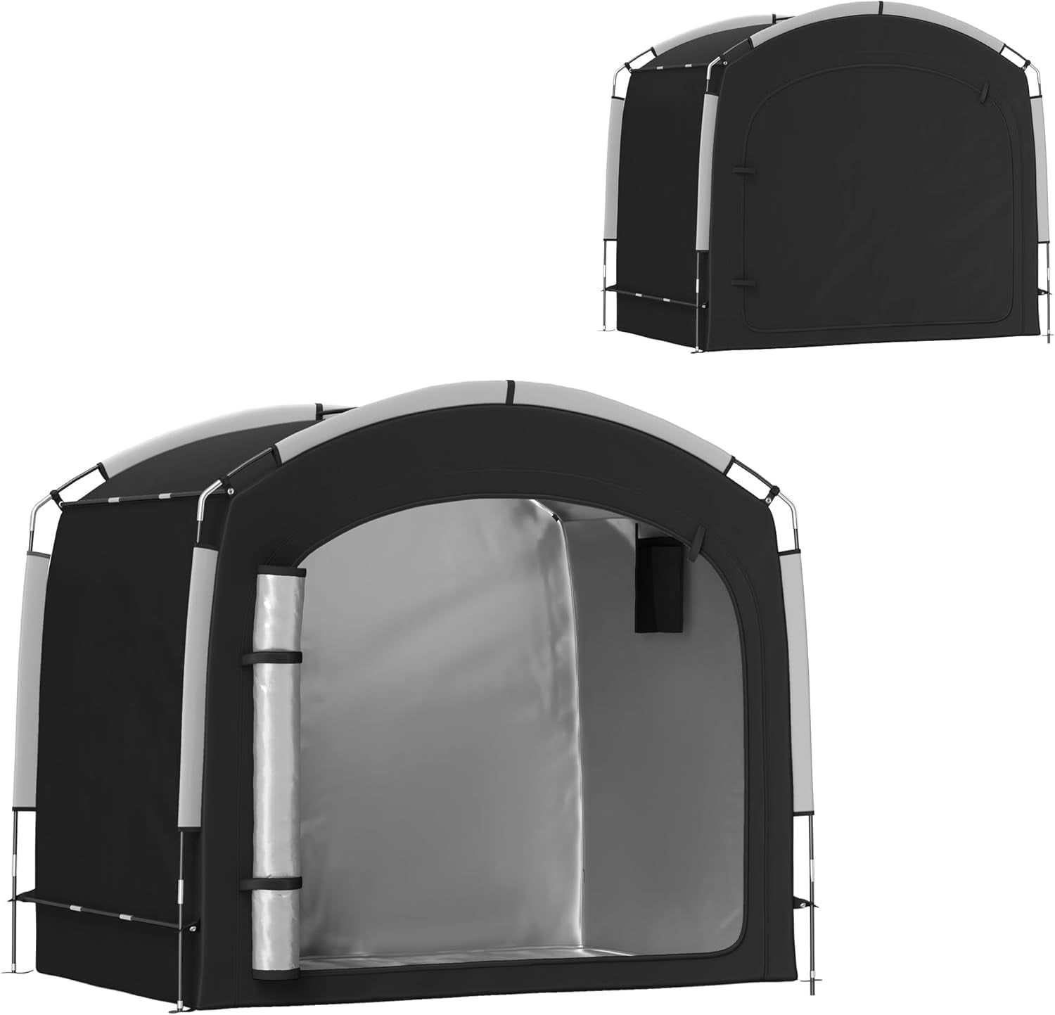 VibrantEcho Bike Storage Tent, Portable Bicycle Storage Shed ...