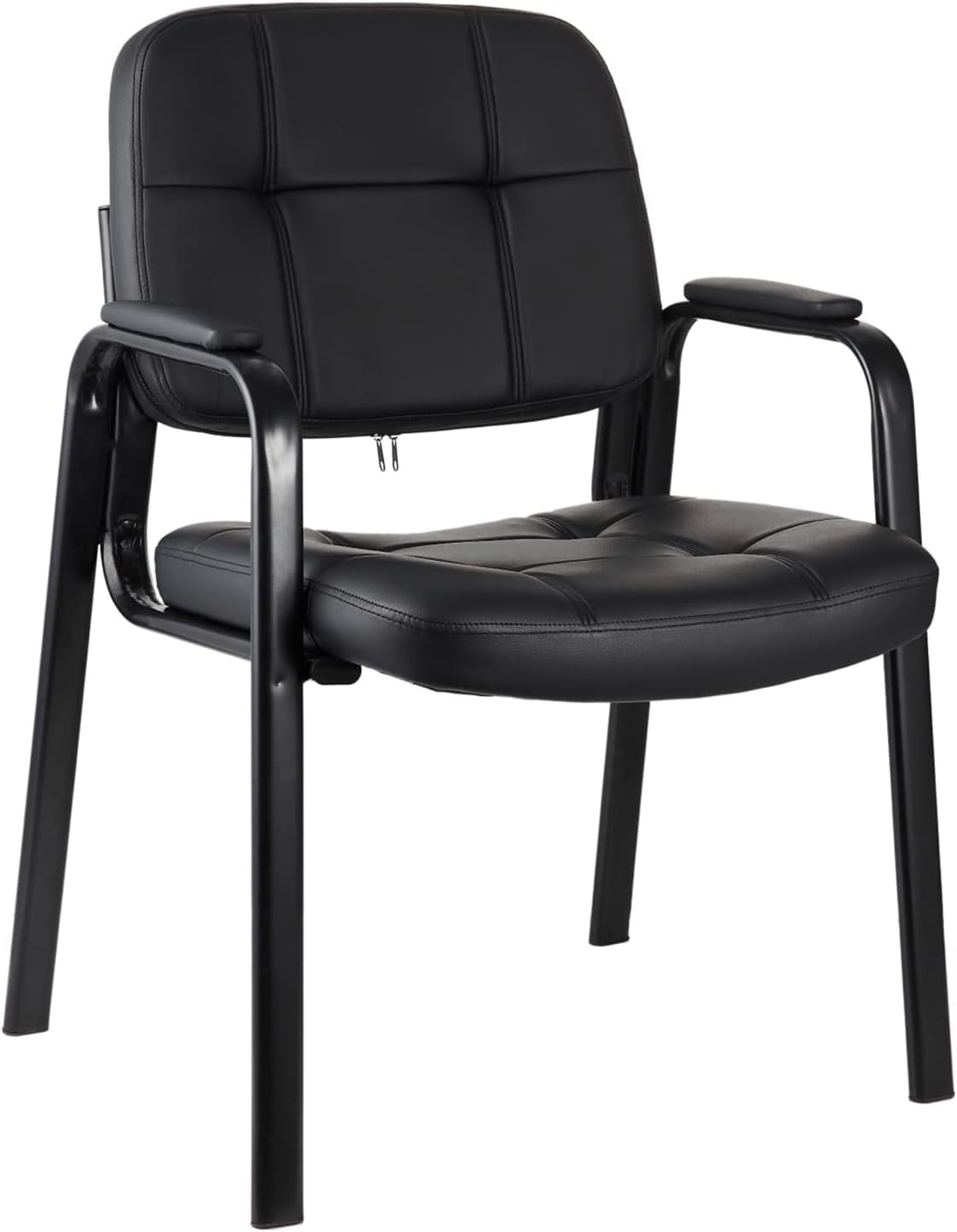 VibrantEcho Classic Reception Chair with Padded Armrests and Sturdy ...