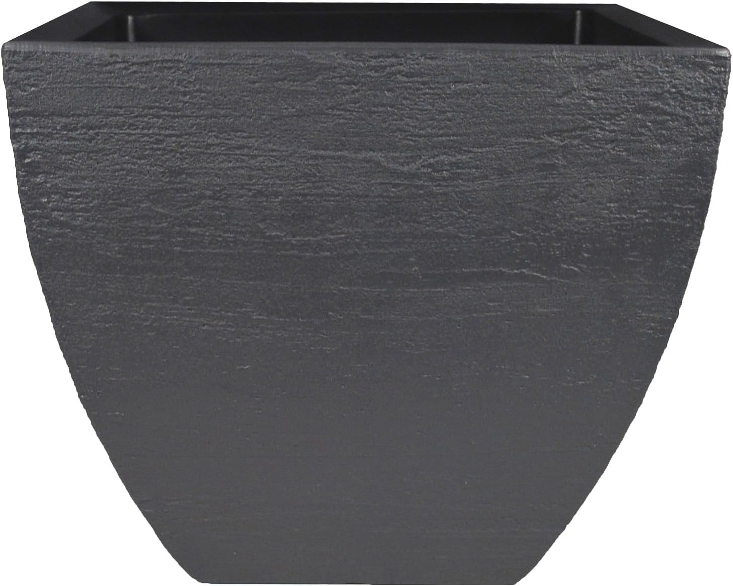 VibrantEcho Modern Square Garden Planter, 16-Inch, Slate - Walmart.com