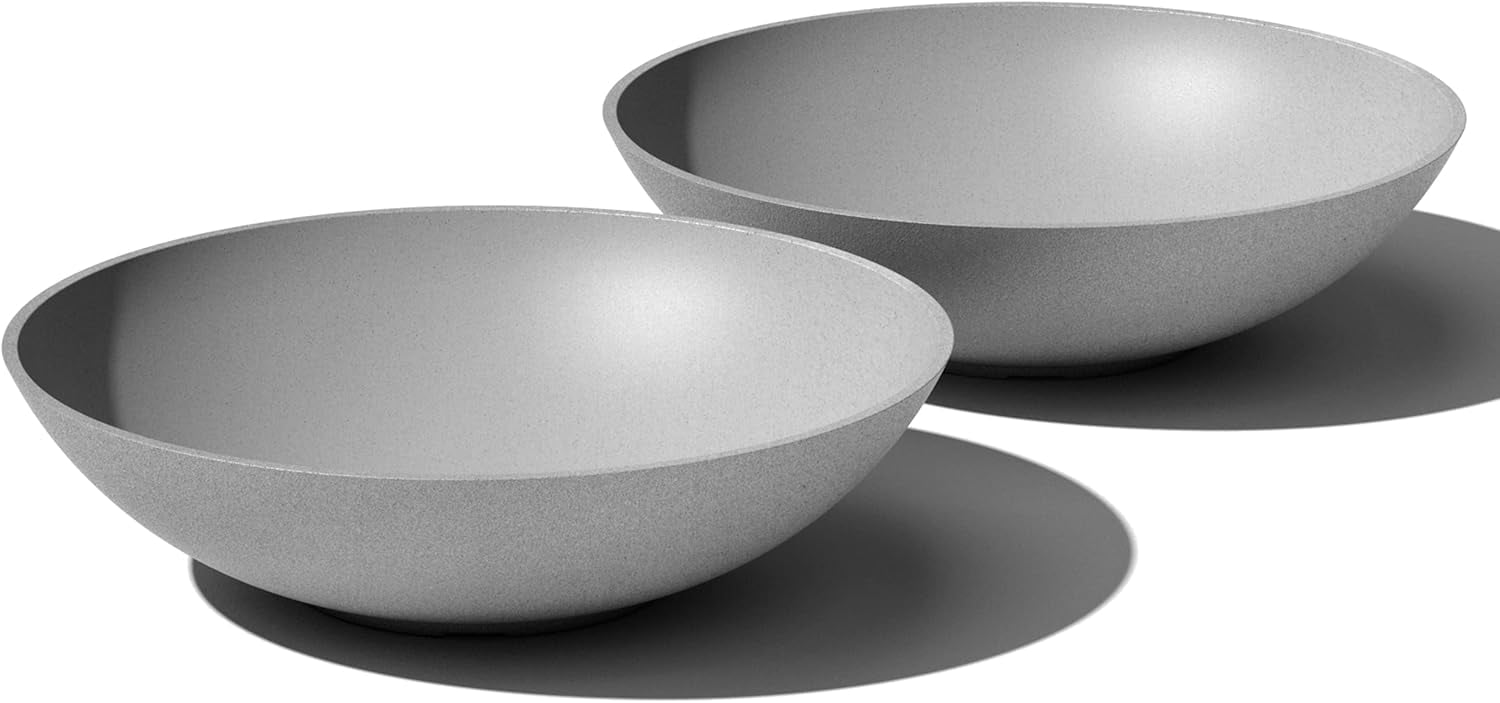 VibrantEcho Series Lane Bowl Planter-Large Round Planter for Indoor or ...