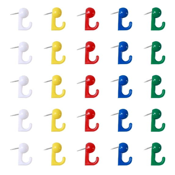 Vibranting Clear Resin Decorative Hook Tacks With Musical Note Designs ...