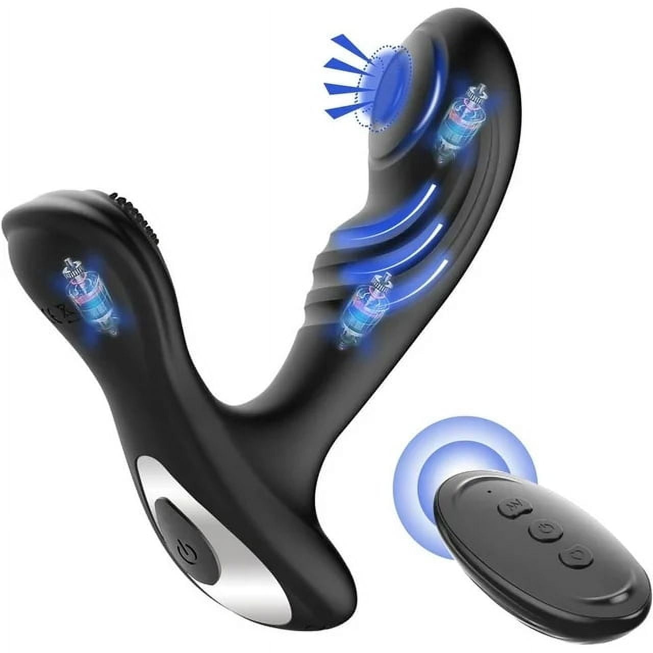 Vibrating Amal Beads Male Wand Massager Cordless Whisper Quiet