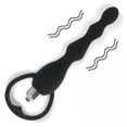 Vibrating Anal Plug Prostate Massage Soft Anal Beads Butt Plug