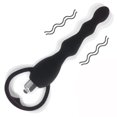 Vibrating Anal Plug Prostate Massage Soft Anal Beads Butt Plug