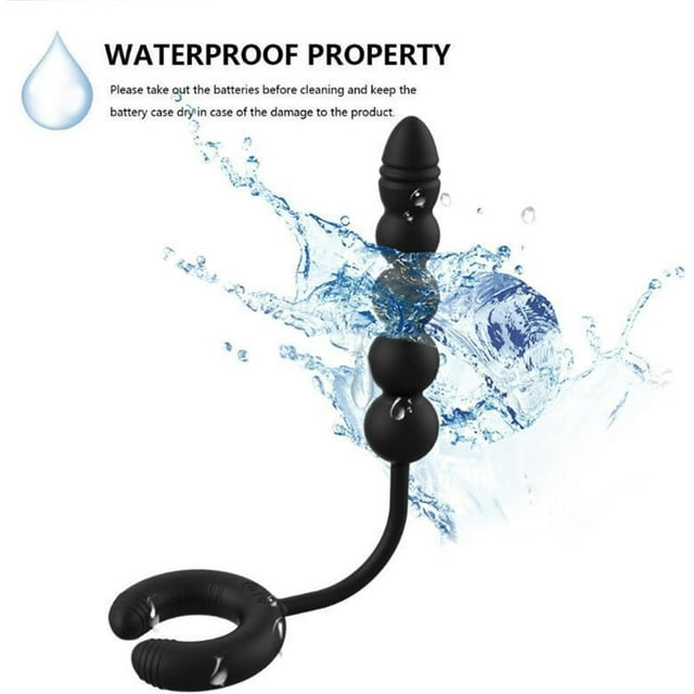 Vibrating Anal Plug Prostate Massager G Spot Rabbit Vibrator With 3 Motors 10x10 Modes Remote