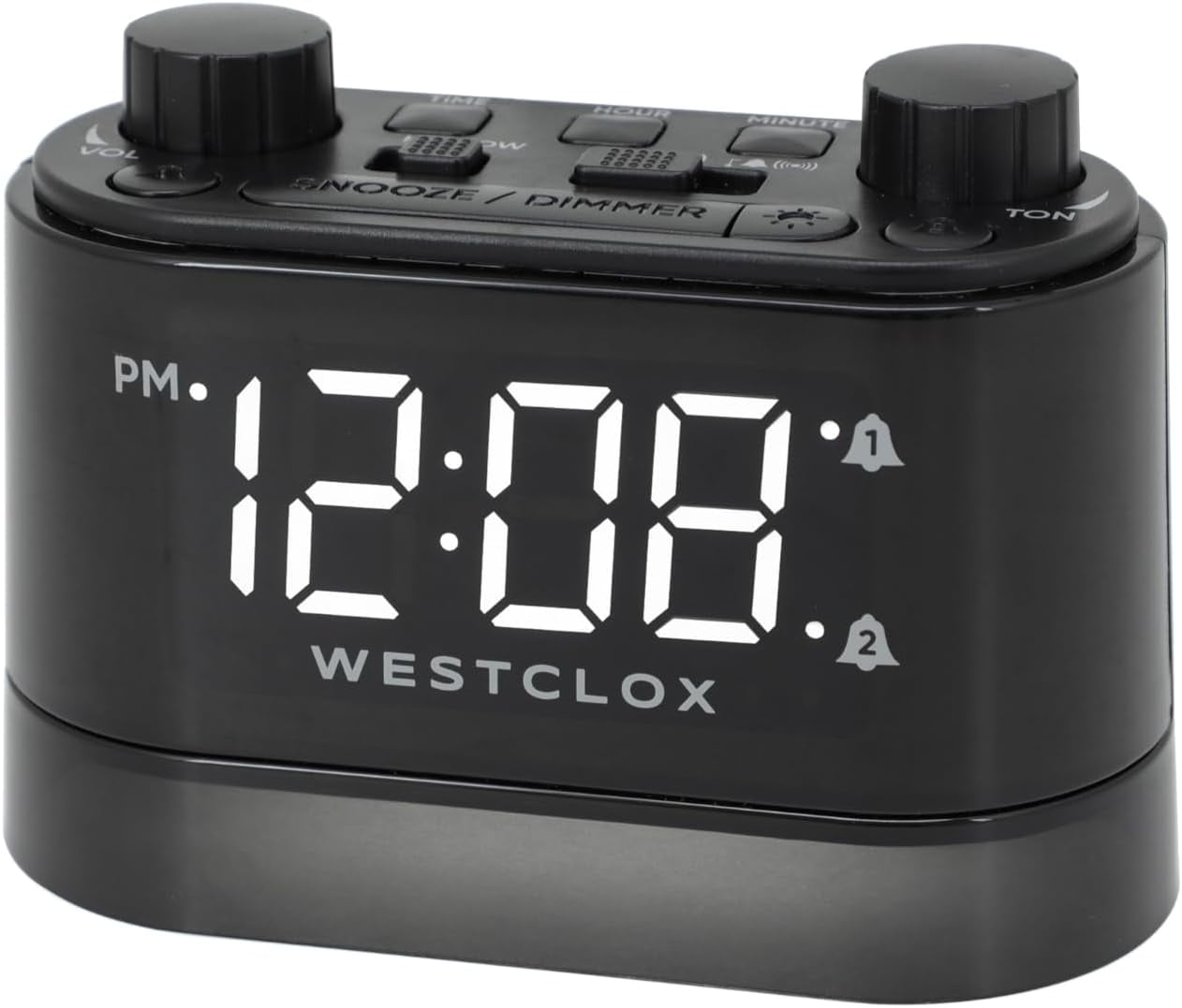 Vibrating Bed Shaker Alarm Clock with Adjustable Intensity and Dual ...