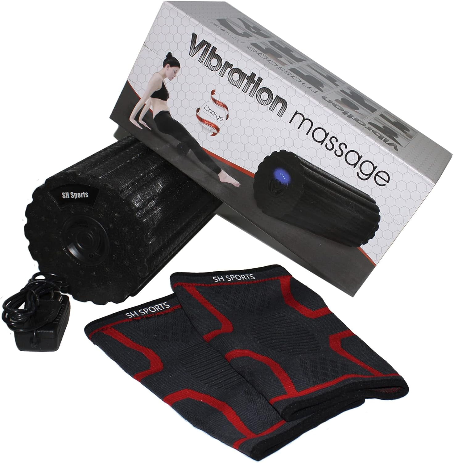 Vibrating Electric Muscle Roller for Back Legs Pain Relief, Trigger ...