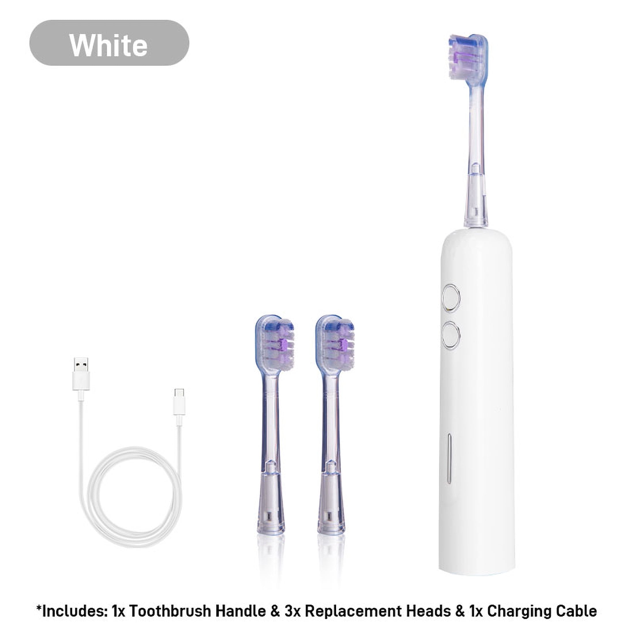 Vibrating Electric Toothbrush for Adults Deep Clean with Smart 2Min ...