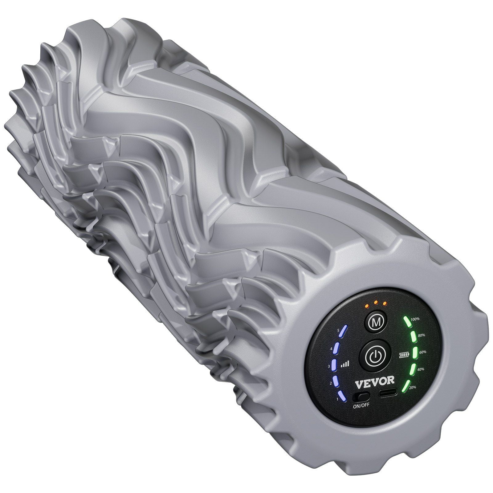 Vibrating Foam Roller with 5 Intensities & 3 Modes, Electric Massage ...