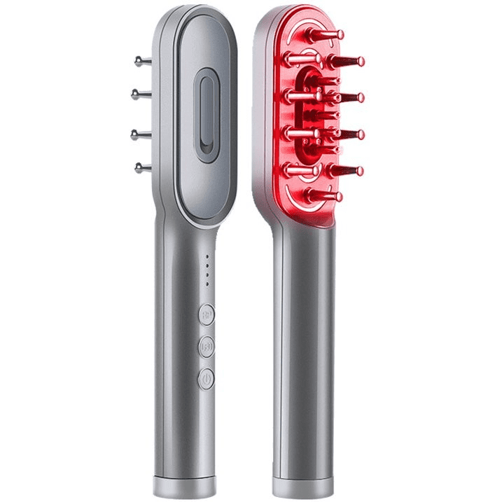 Vibrating Light Comb for Scalp & Hair Vitality, Device for Fuller ...