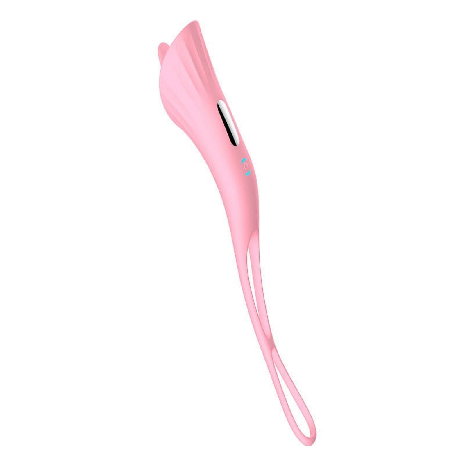 Vibrating Lock Ring With Tongue Licking Prostate Toy 10 Frequencies