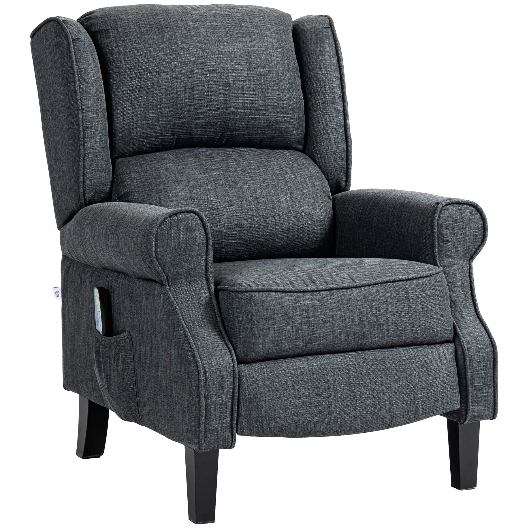 Vibrating Massage Sofa Chair / Extra Padding, Wired Remote for Easy ...