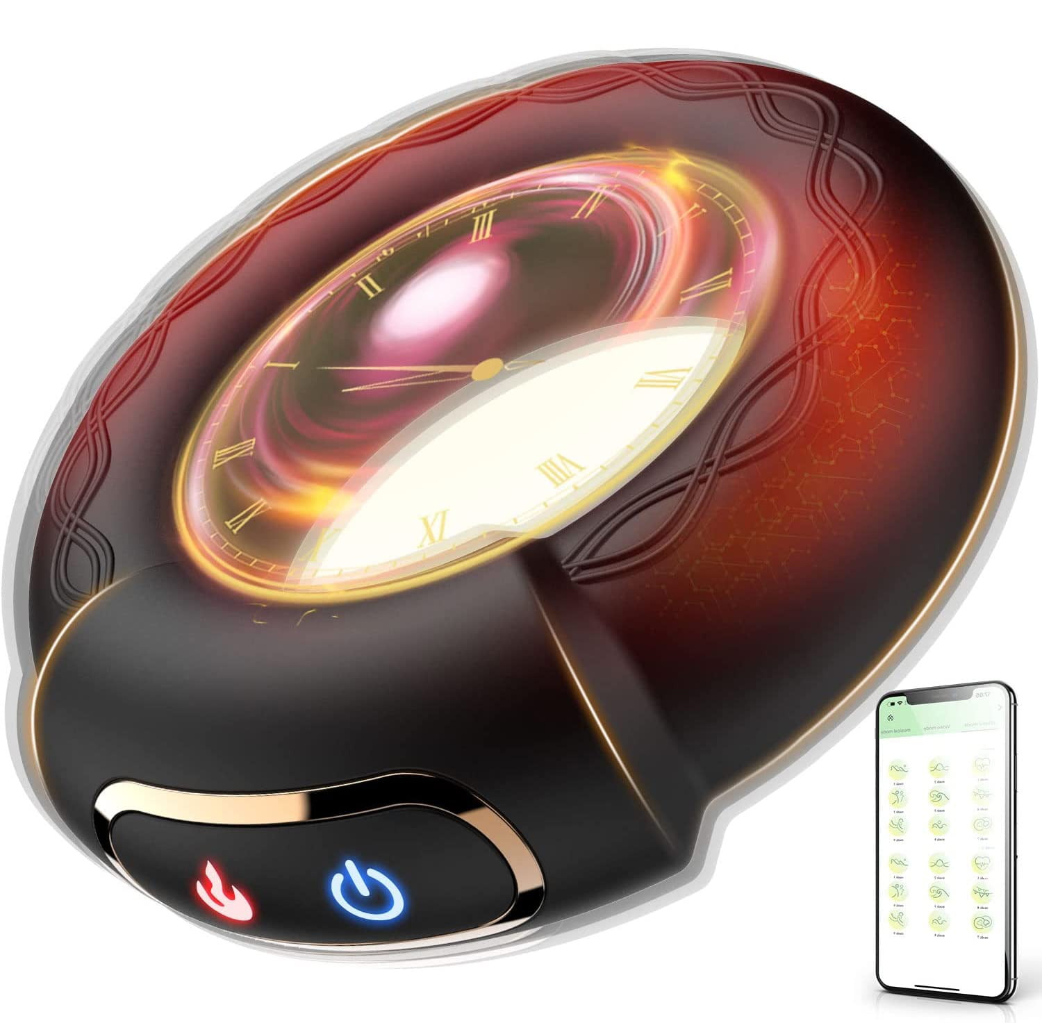 Vibrating Penis Ring,KERERO 10 Vibrations Modes with Heating Function ...