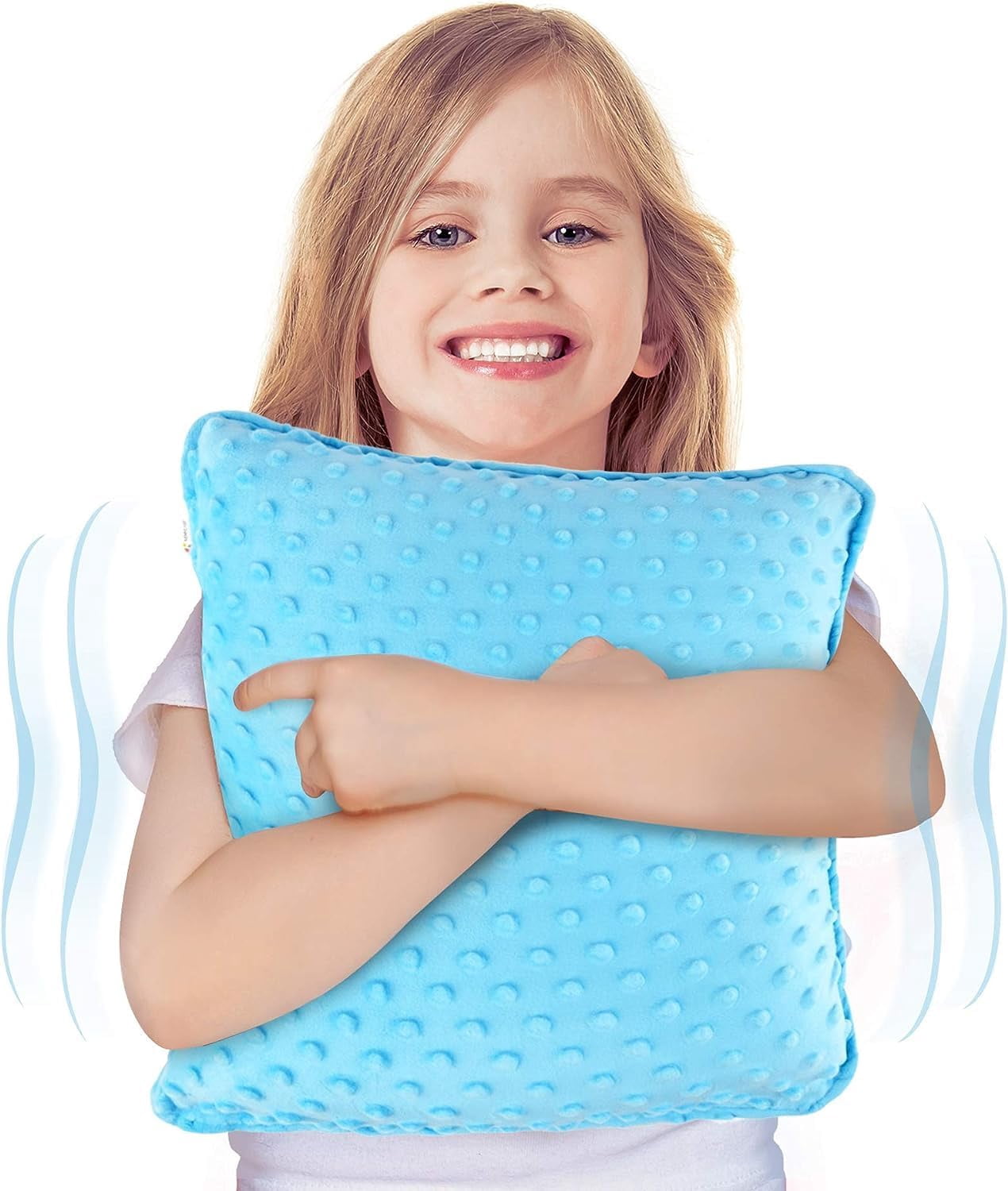 MY Vibrating Pillow Sensory Pressure Activated Calm for Kids and Adults ...