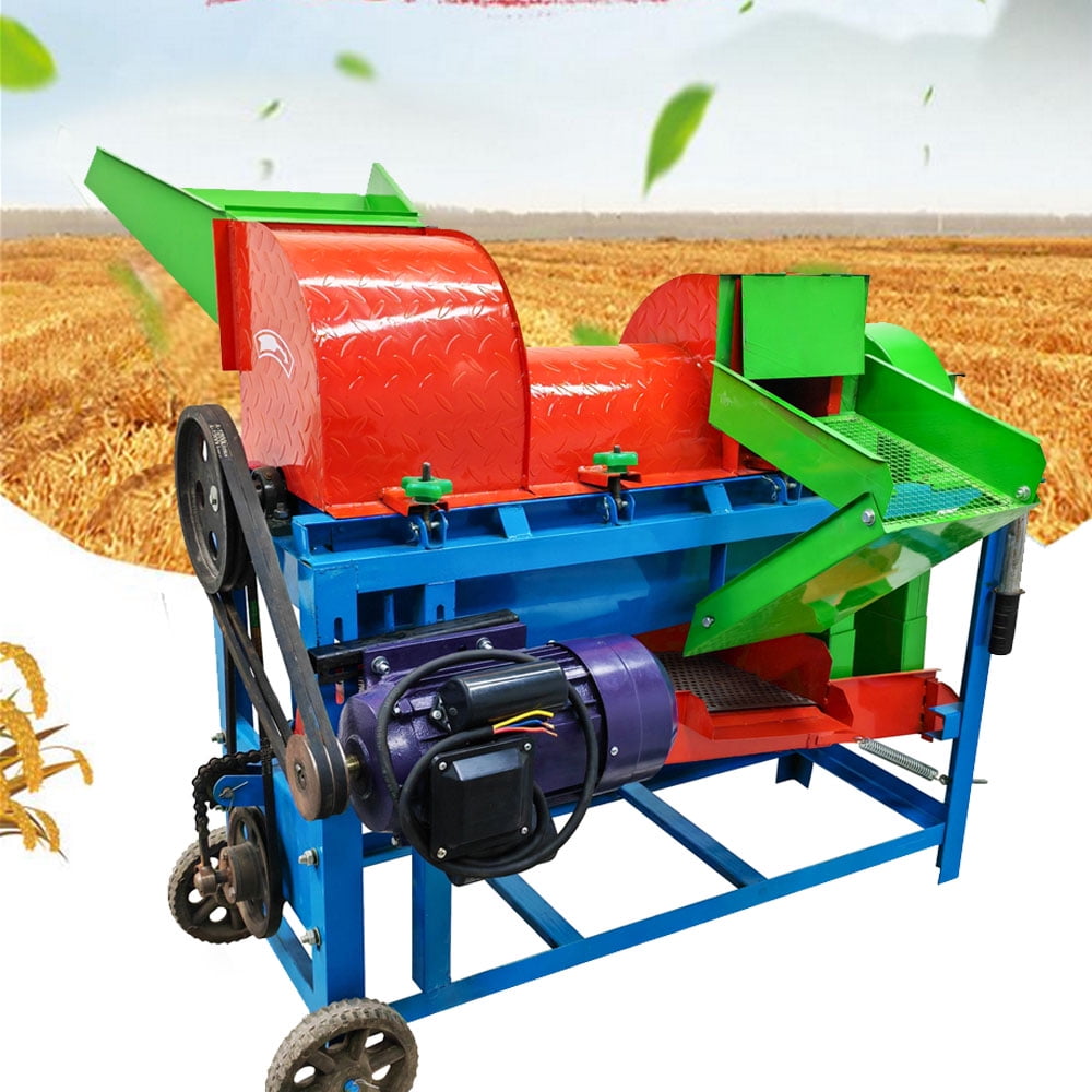Vibrating Screen Type Thresher Electric Corn Rice Peanuts Soybeans ...