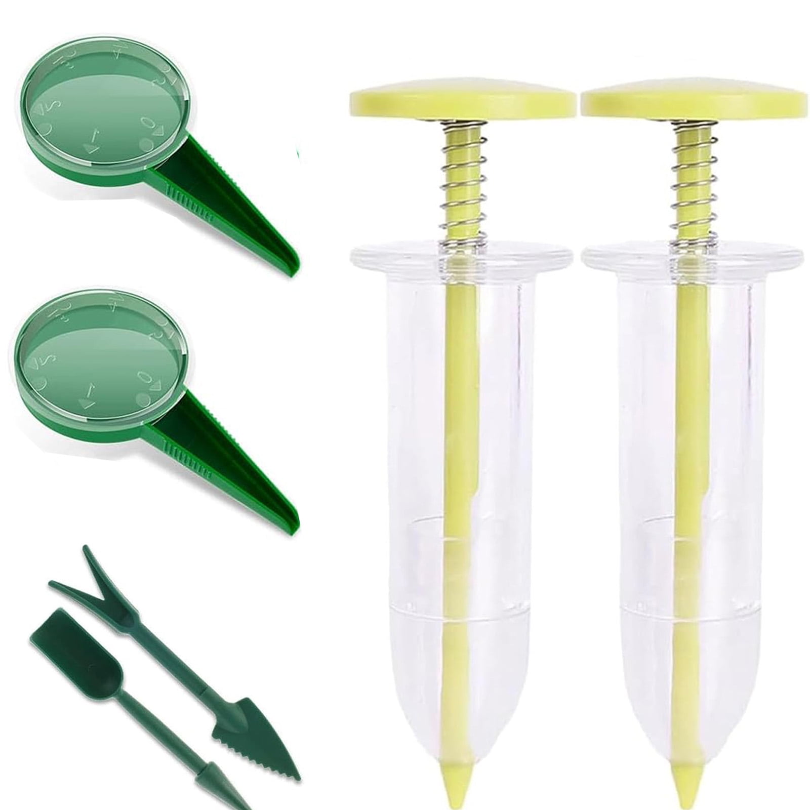 Vibrating Seed Dispenser, 2025 Upgrade Mini Seed Spreader, Handheld Manual Seed Planter Tool ...