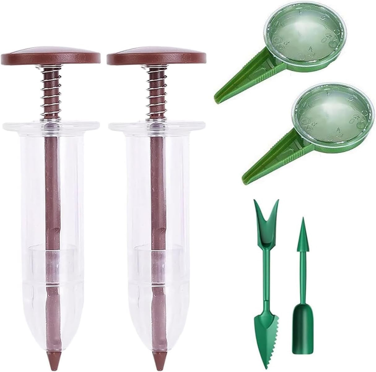 Vibrating Seed Dispenser Tool, 6PCS Mini Seed Spreader, Small Garden ...