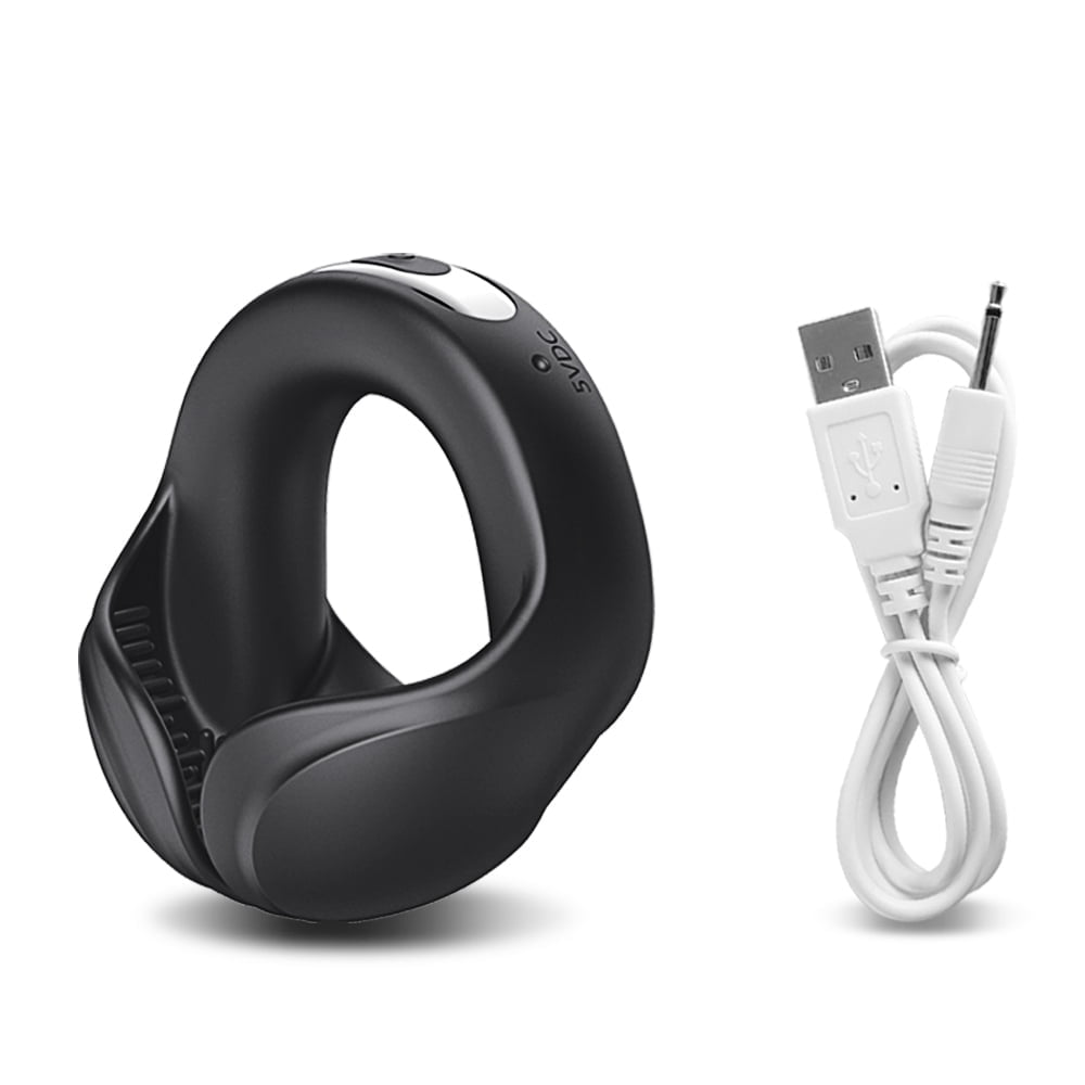 Vibrating Silicone Penis Ring for Men, Penis Rings Vibrator with Wings ...