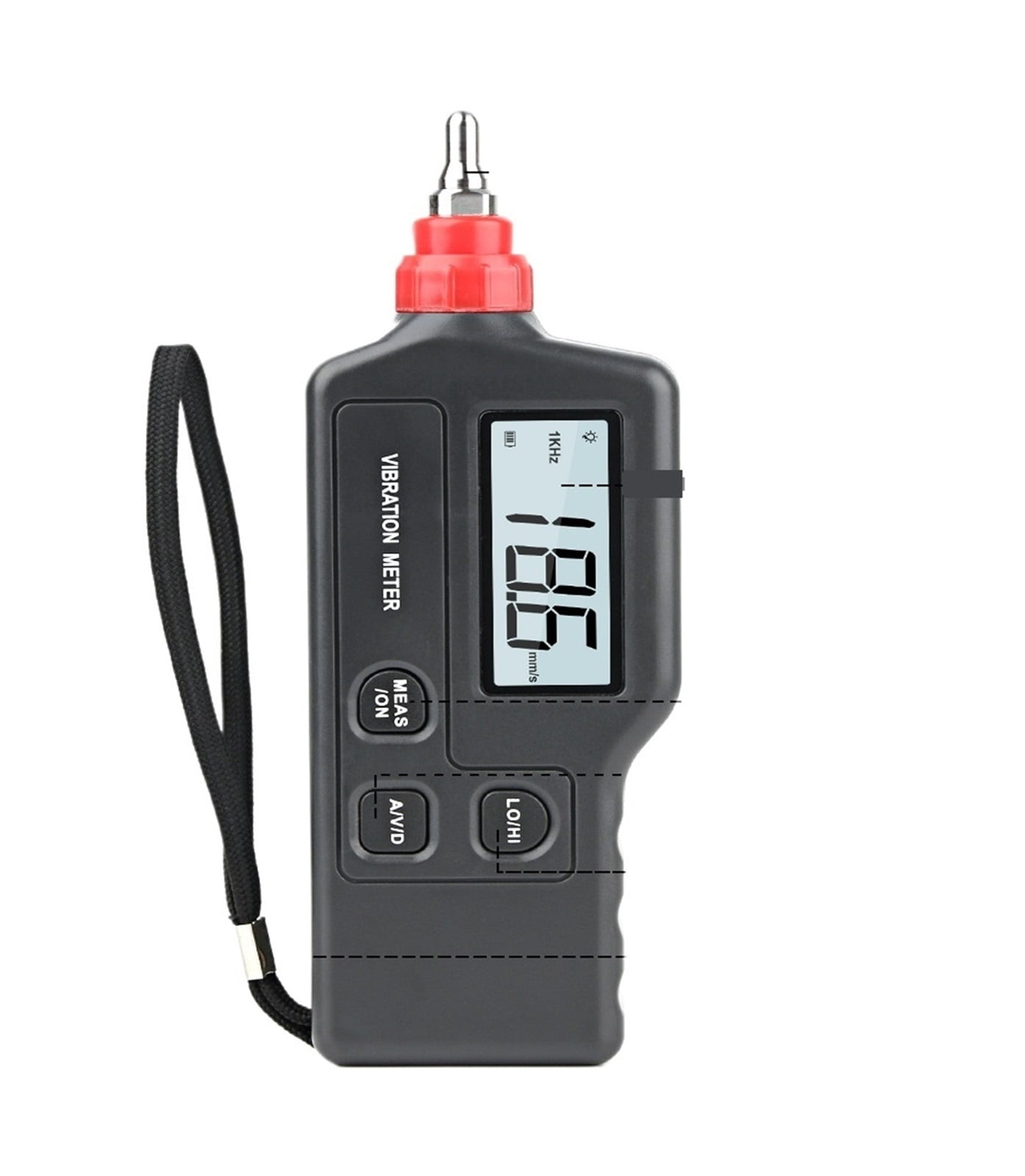Vibration Analyzer Digital Vibration Meter Vibrometer Sensitive Precise ...