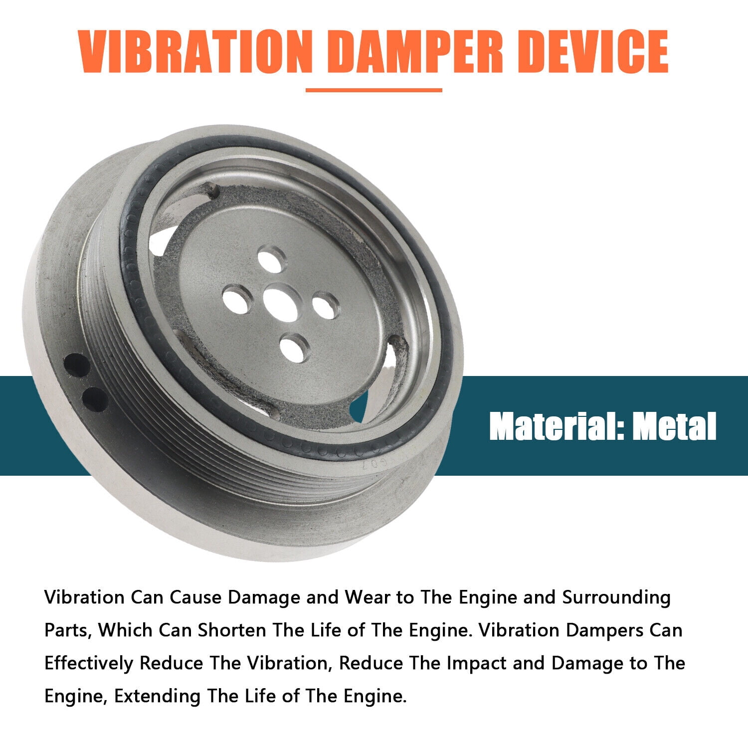 Vibration Damper Device Fit for Cummins Engine 4B3.9 6B5.9 6C8.3 ...