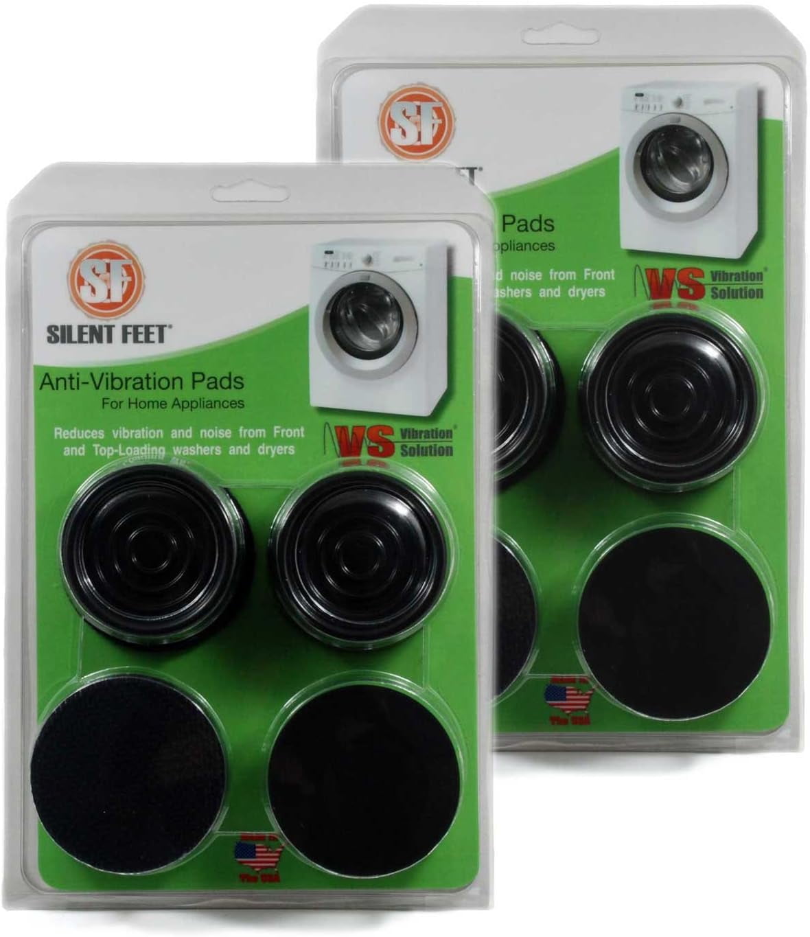 Vibration Isolating Pads for Washing Machines and Dryers … (Silent Feet ...