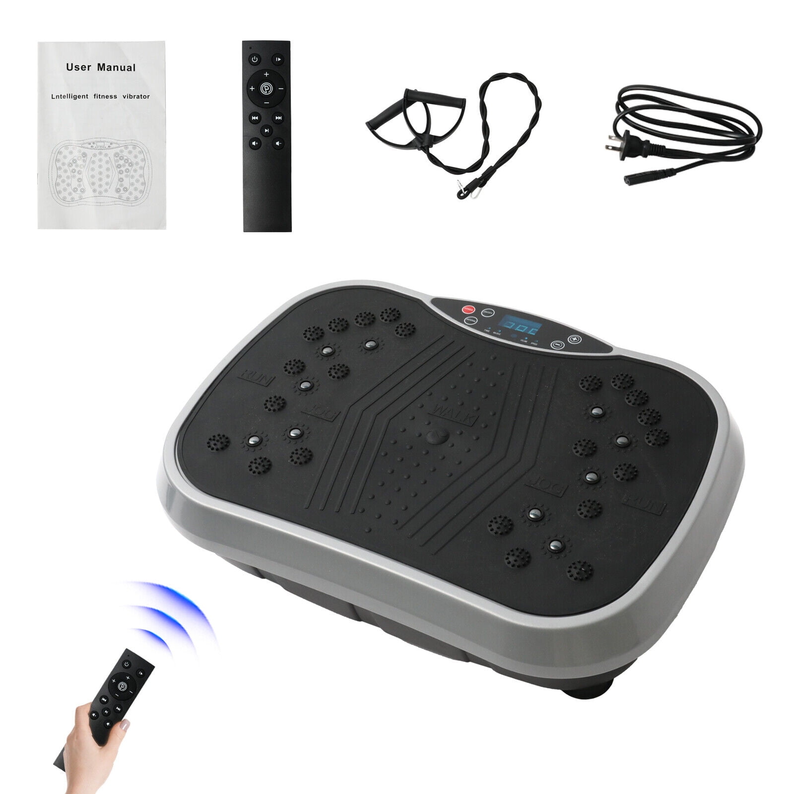 Vibration Machine Platform Fitness Vibrating Exercise Plate Full Body ...